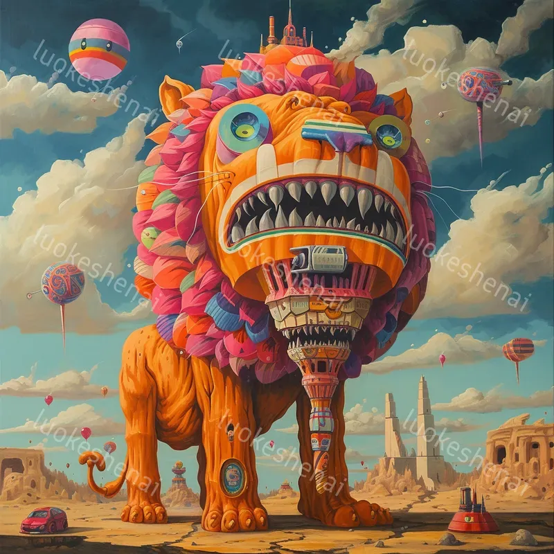 Giant Creatures Grotesque Style Art Midjourney Prompt | PromptBase