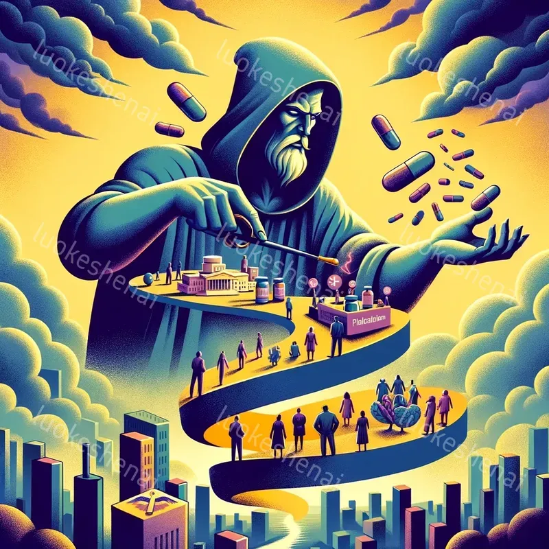 Visual Metaphor Poster Illustration Art DALL·E Prompt | PromptBase