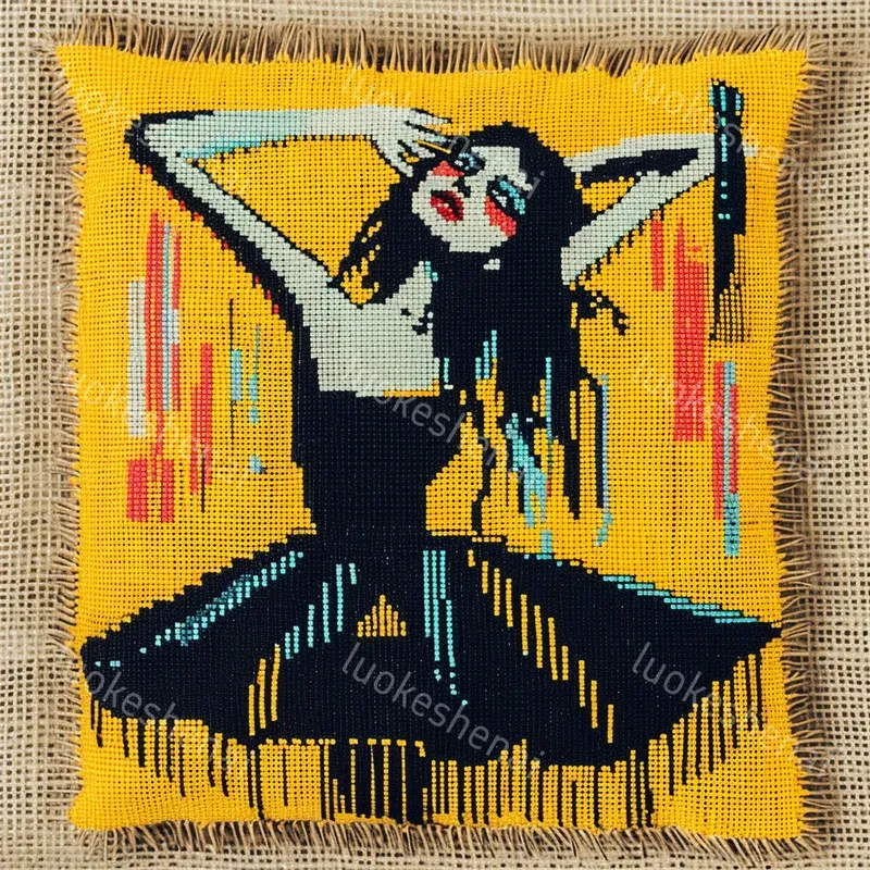 Cross Stitch Injury Grotesque Cartoons Midjourney Prompt | PromptBase