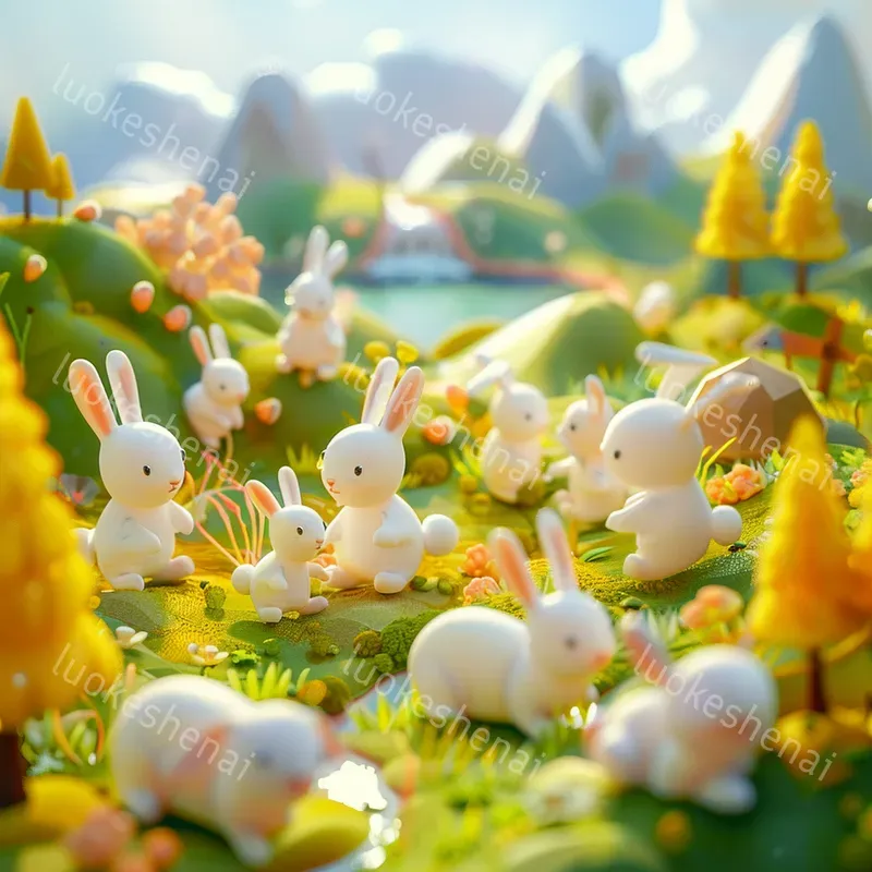 Miniature Landscape Clay Animation Art Midjourney Prompt | PromptBase