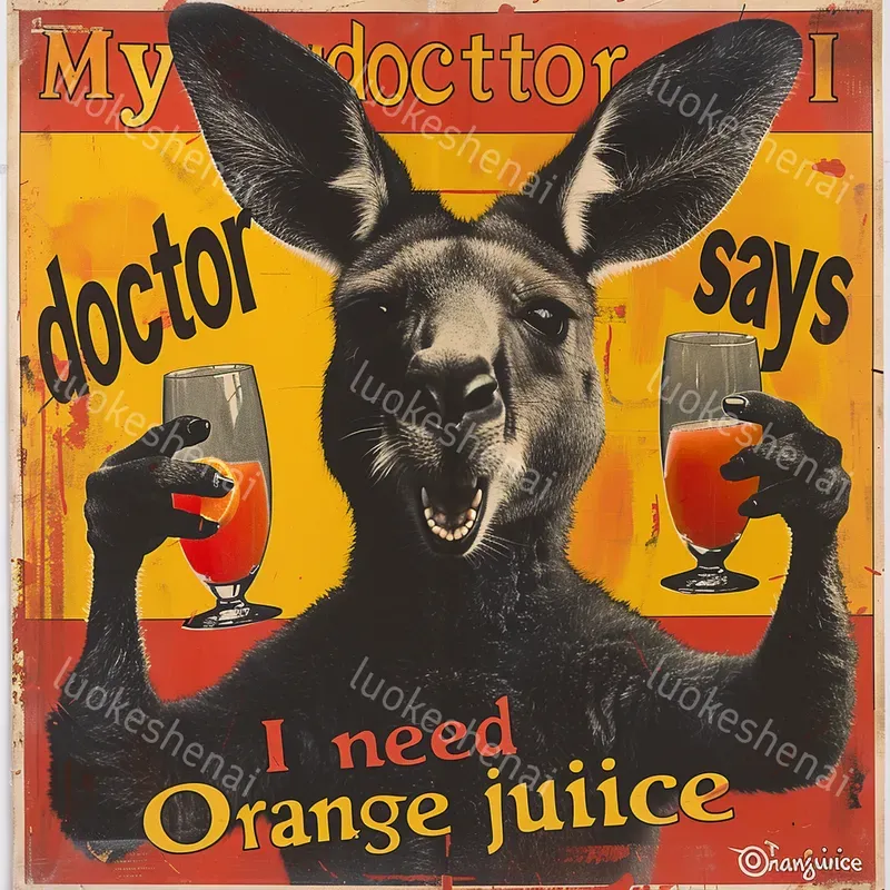 Animals Addicted To Drinks Posters Midjourney Prompt | PromptBase