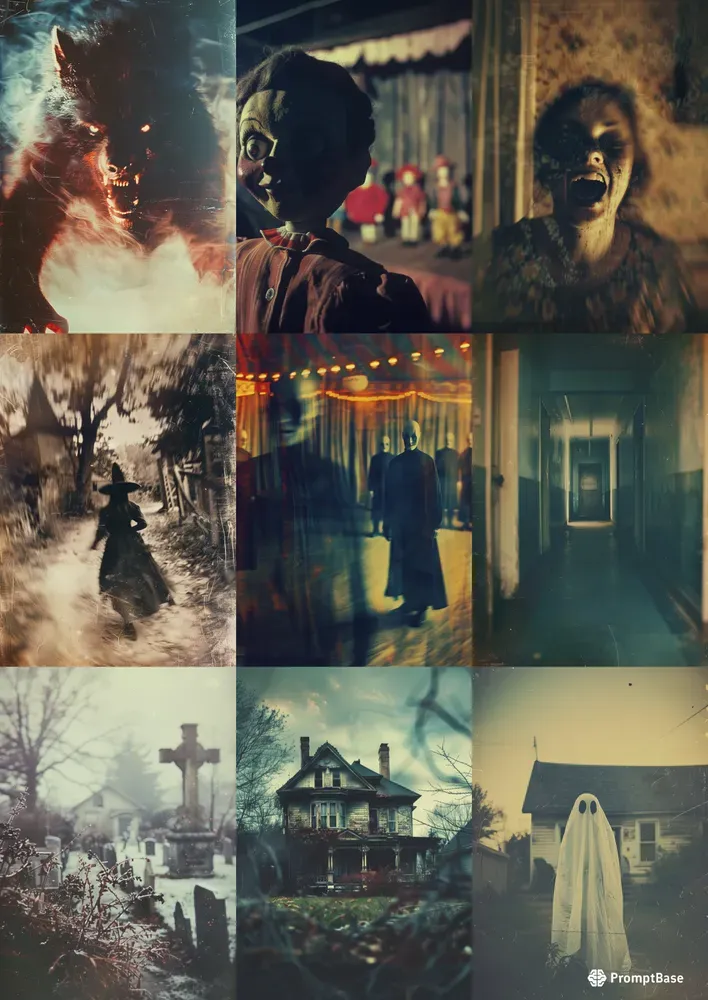 Retro Nightmares Midjourney Prompt | PromptBase