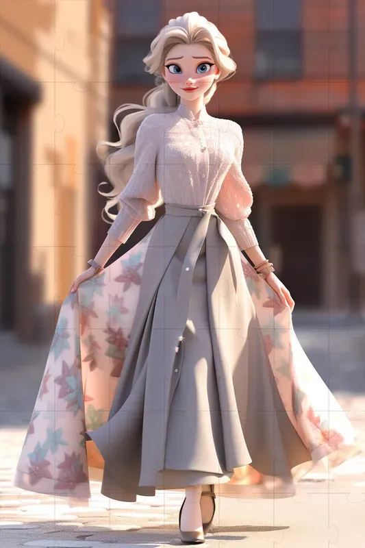 Elsa Princess Outfits Midjourney Prompt | PromptBase