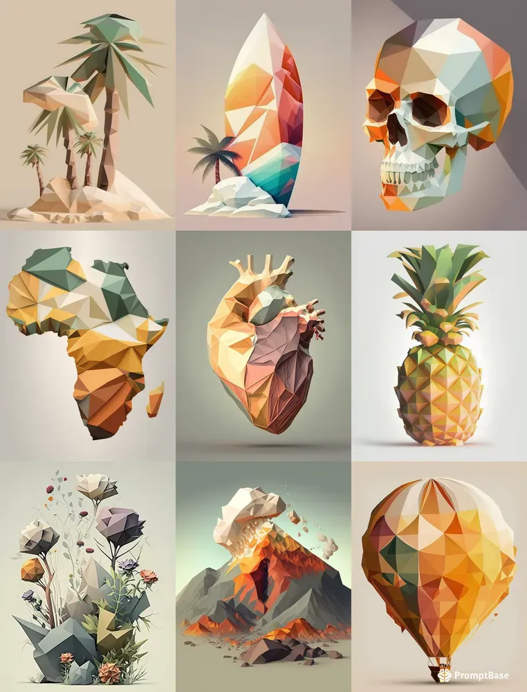 Polygon T-shirt Designs Midjourney Prompt | PromptBase