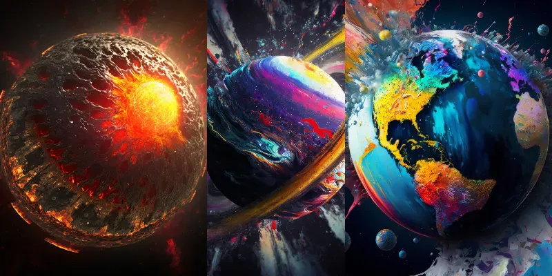 Fantasy Planets Midjourney Prompt | PromptBase