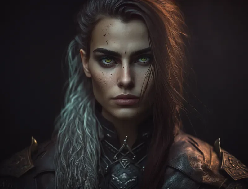 Realistic Fantasy Character Portraits Midjourney Prompt | PromptBase