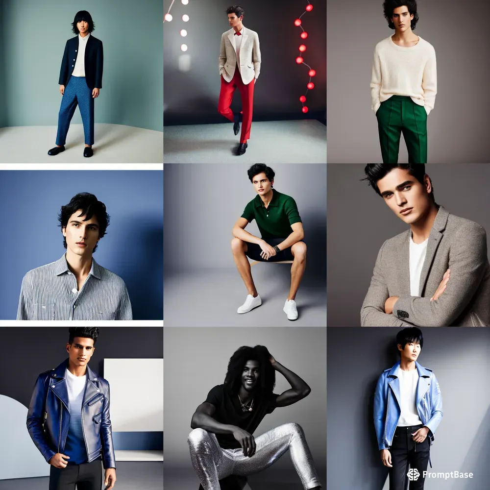 Male Fashion Models Stable Diffusion Prompt | PromptBase