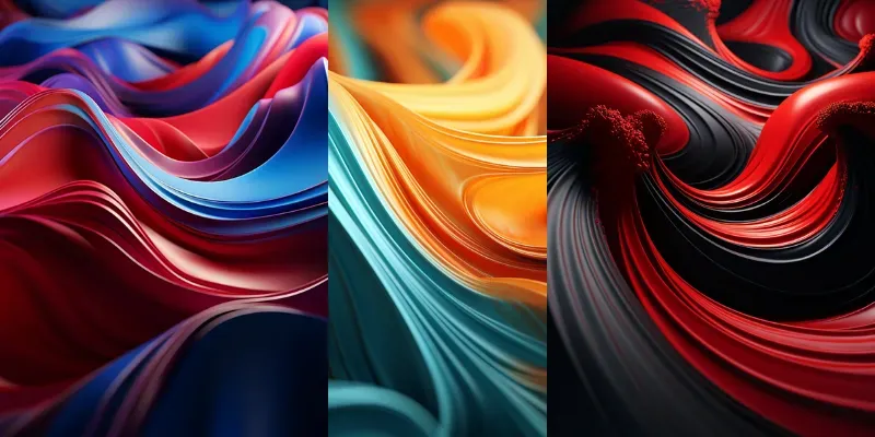 3D Render Wavy Abstract Backgrounds Midjourney Prompt | PromptBase