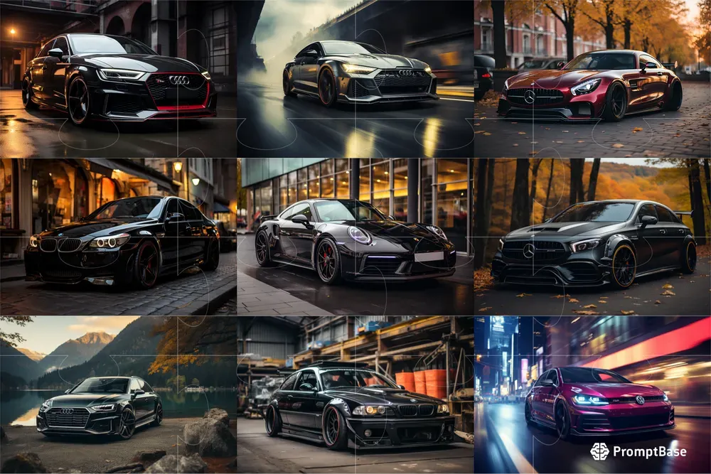 Illustrations Cars Tuning German Style Midjourney Prompt | PromptBase