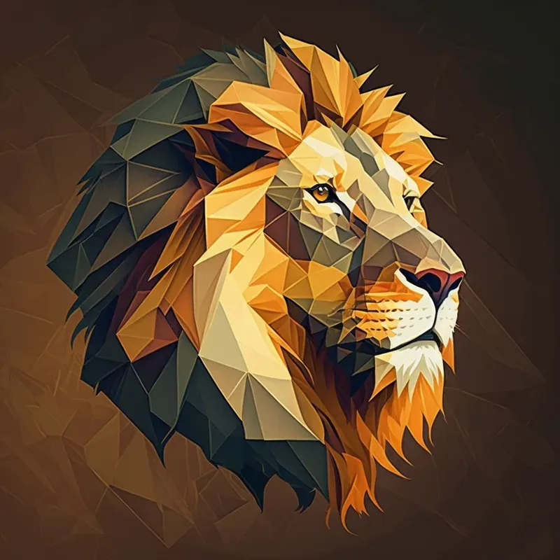 3D Polygon Design Animals Midjourney Prompt | PromptBase