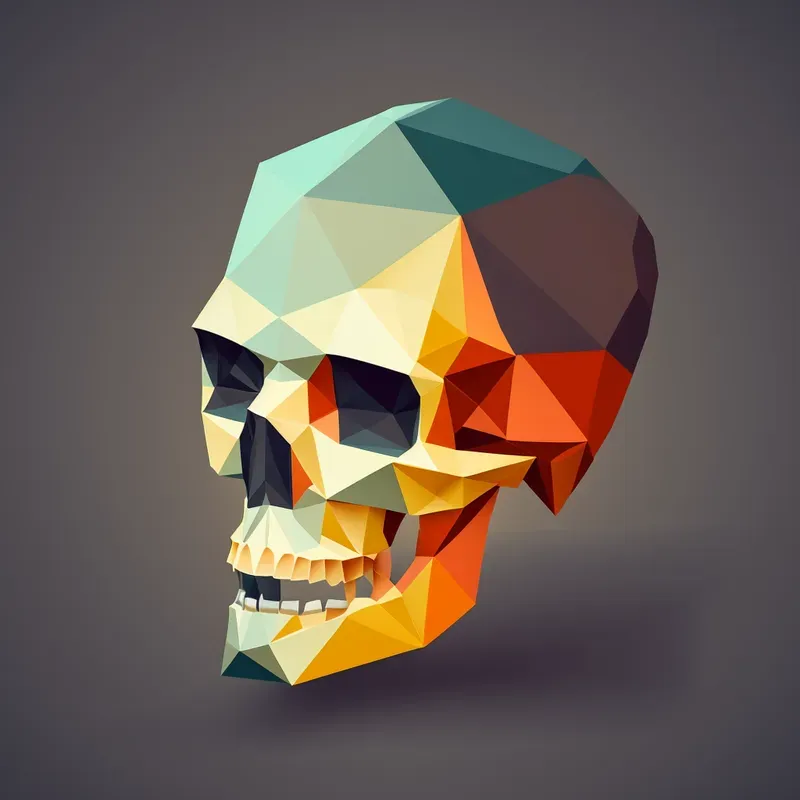 3D Polygon Design Animals Midjourney Prompt | PromptBase