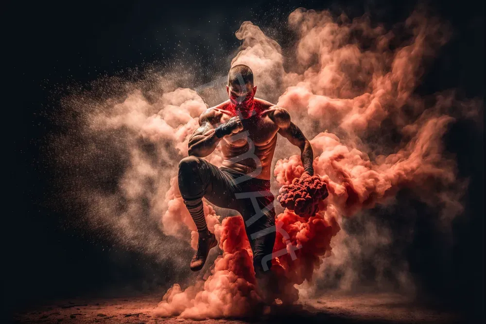 Colorful Action Photos Midjourney Prompt | PromptBase