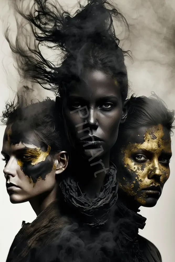 Stunning Dramatic Photo Portraits Midjourney Prompt | PromptBase