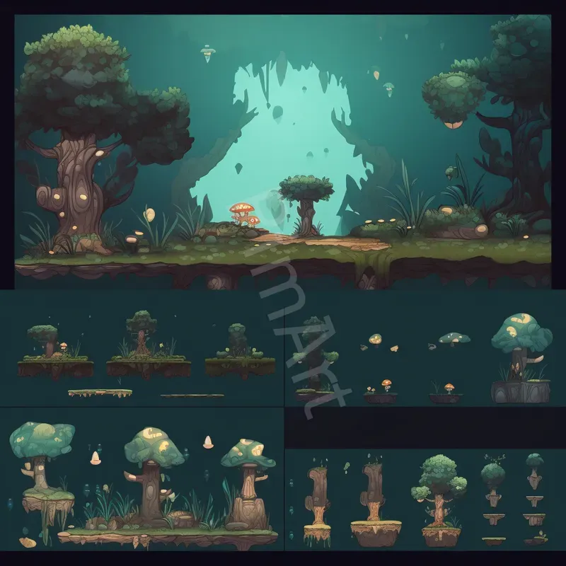 2D Game Sprites Midjourney Prompt | PromptBase