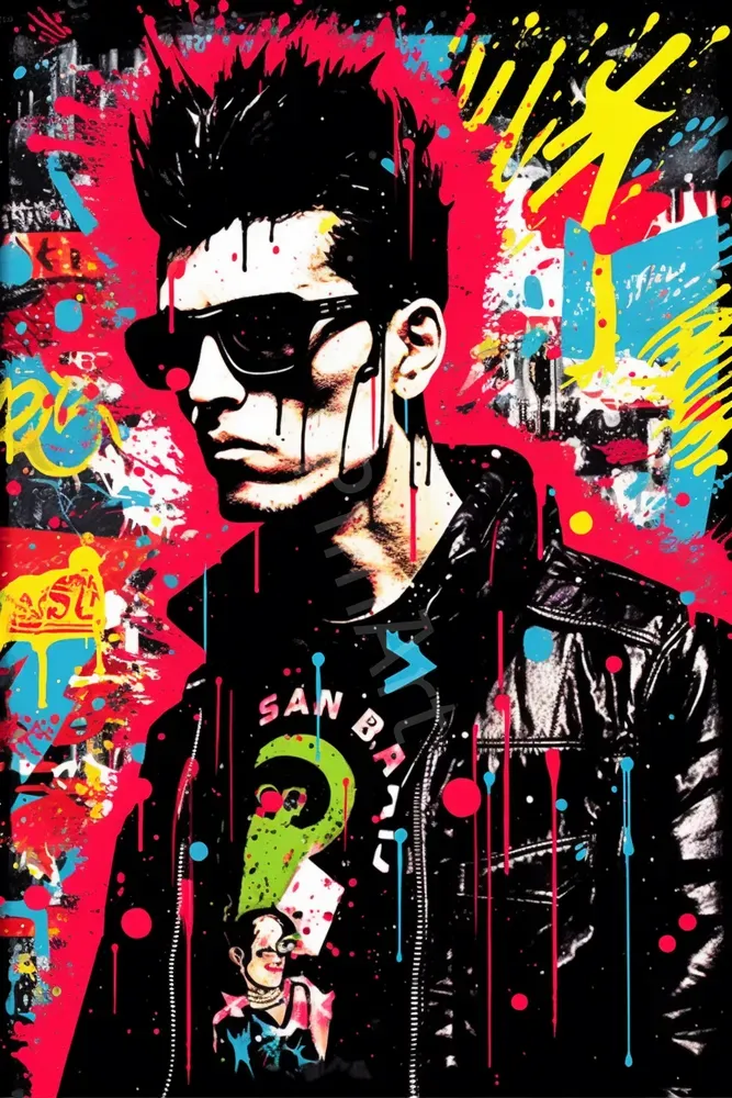 Punk Style Poster Designs Midjourney Prompt | PromptBase