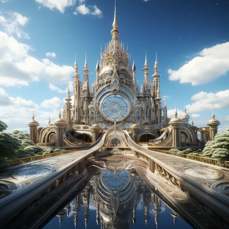 Fantasy Architectural Designs Midjourney Prompt | PromptBase