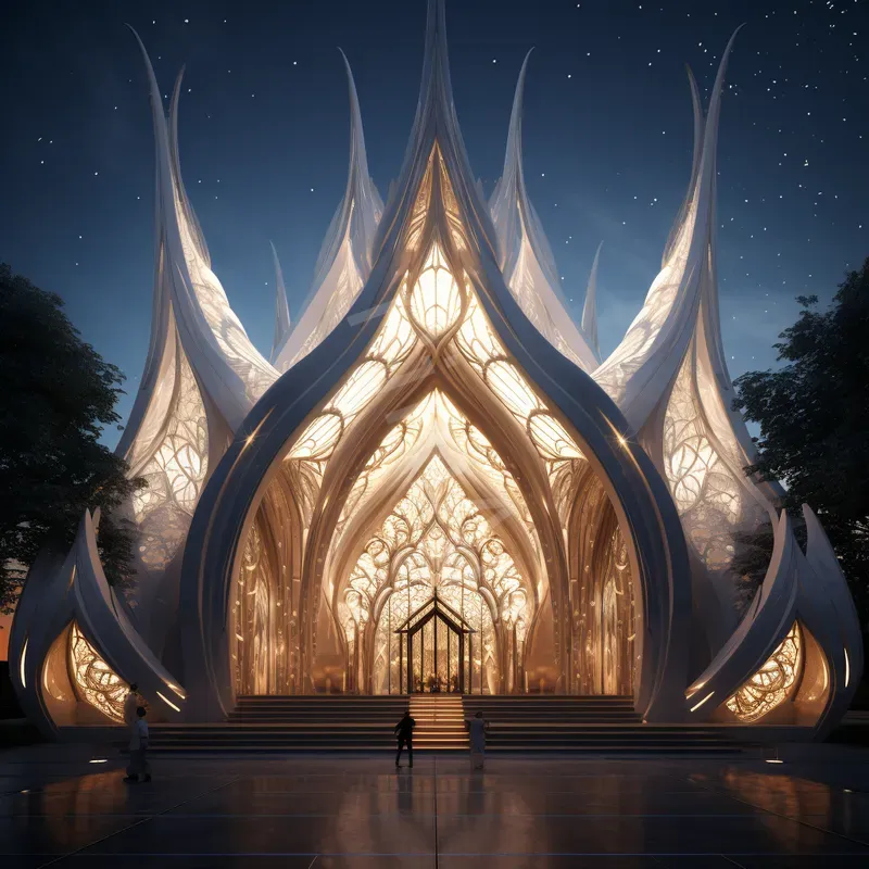 Fantasy Architectural Designs Midjourney Prompt | PromptBase