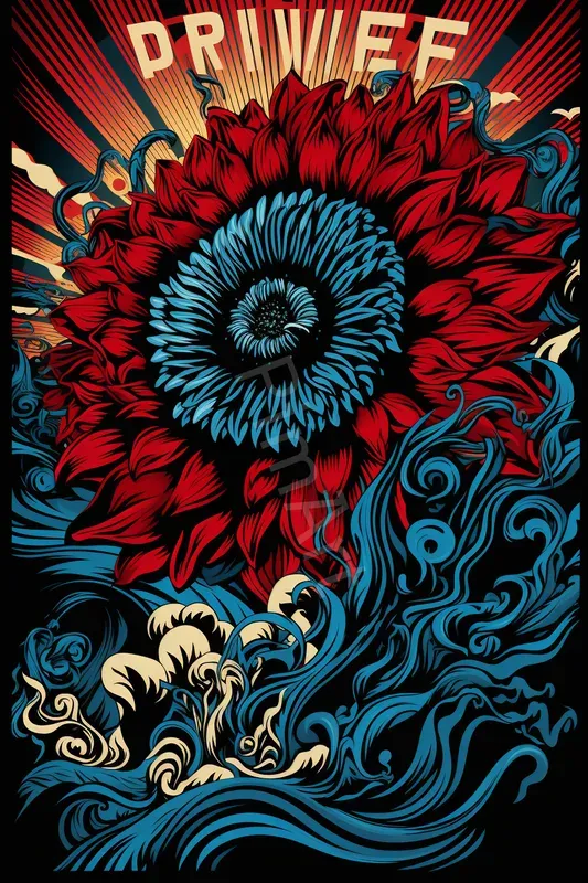 Intense Poster Designs Midjourney Prompt | PromptBase