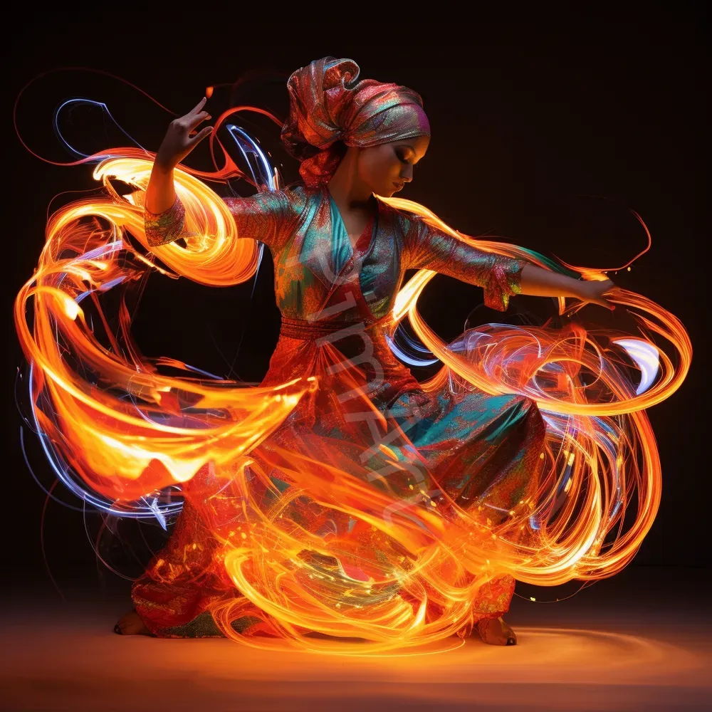 Elemental Dance Art Midjourney Prompt | PromptBase