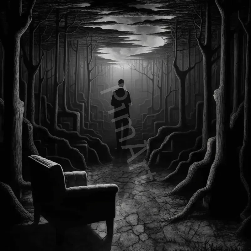 Surreal Dark Art Midjourney Prompt | PromptBase