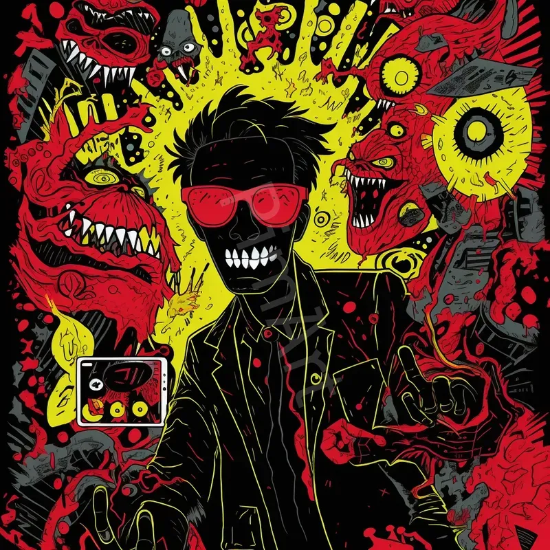 Cool Dark Comic Book Art Midjourney Prompt | PromptBase