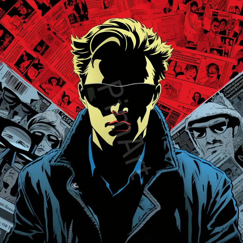 Cool Dark Comic Book Art Midjourney Prompt | PromptBase