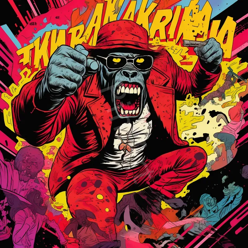 Cool Dark Comic Book Art Midjourney Prompt | PromptBase