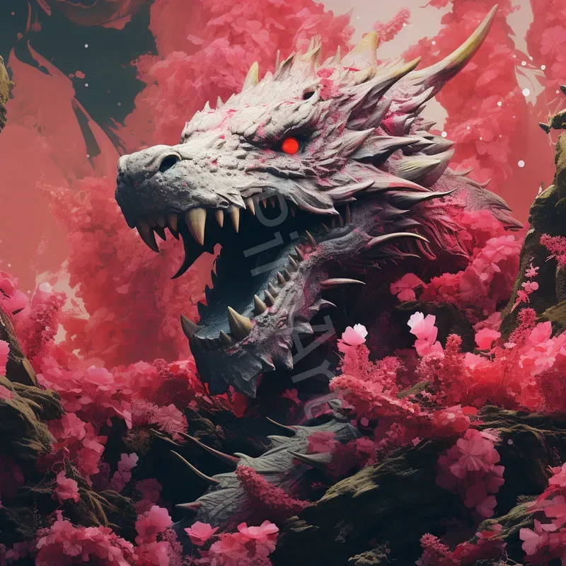 Chaotic Nature Art Midjourney Prompt | PromptBase