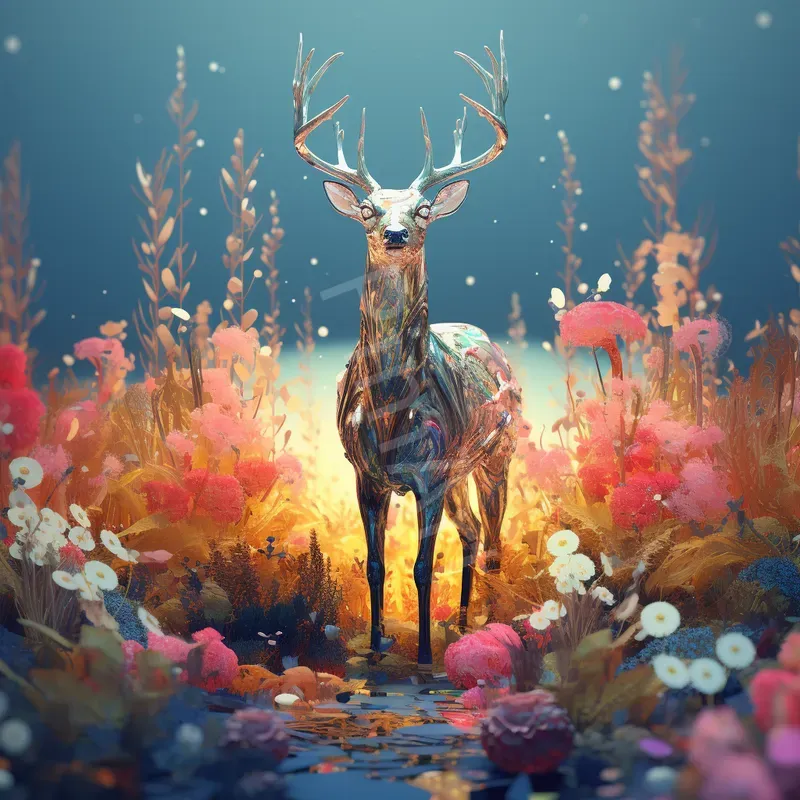 Chaotic Nature Art Midjourney Prompt | PromptBase