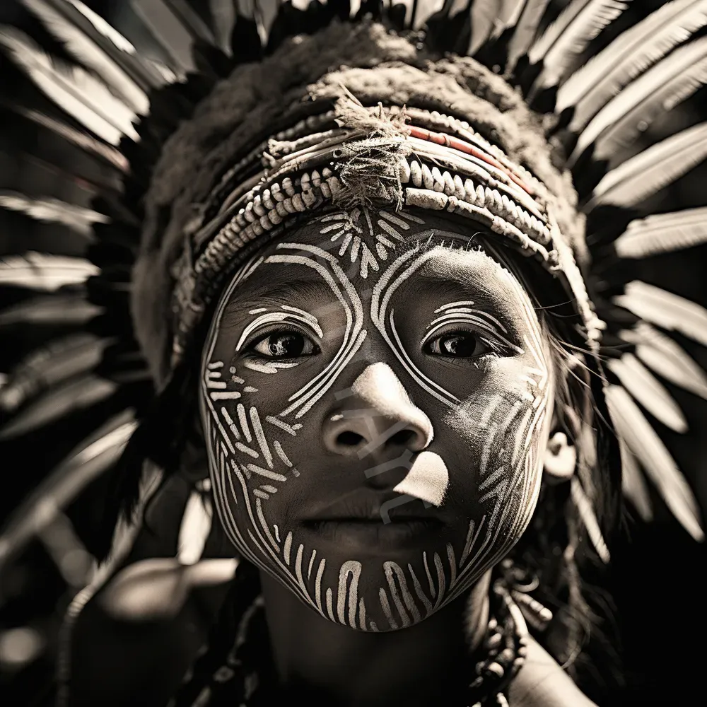 Professional Tribe Photographs Midjourney Prompt | PromptBase