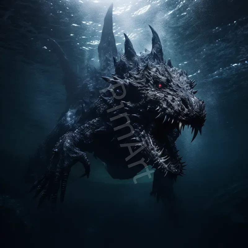 Deep Sea Terror Monsters Midjourney Prompt | PromptBase
