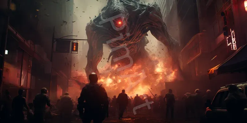 Gigantic Xxl Monsters Unleashed Midjourney Prompt | PromptBase