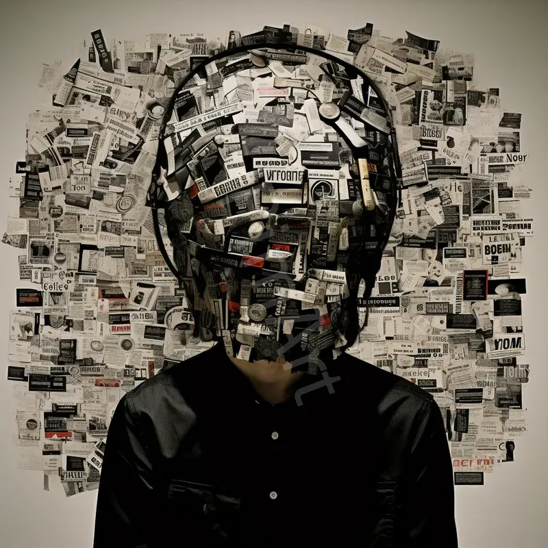 Collaborative Textual Art Midjourney Prompt | PromptBase