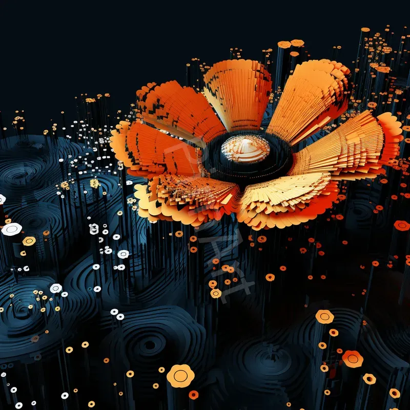 Abstract Digitalized Art Midjourney Prompt | PromptBase