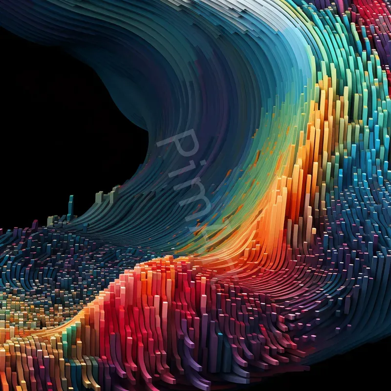 Abstract Digitalized Art Midjourney Prompt | PromptBase