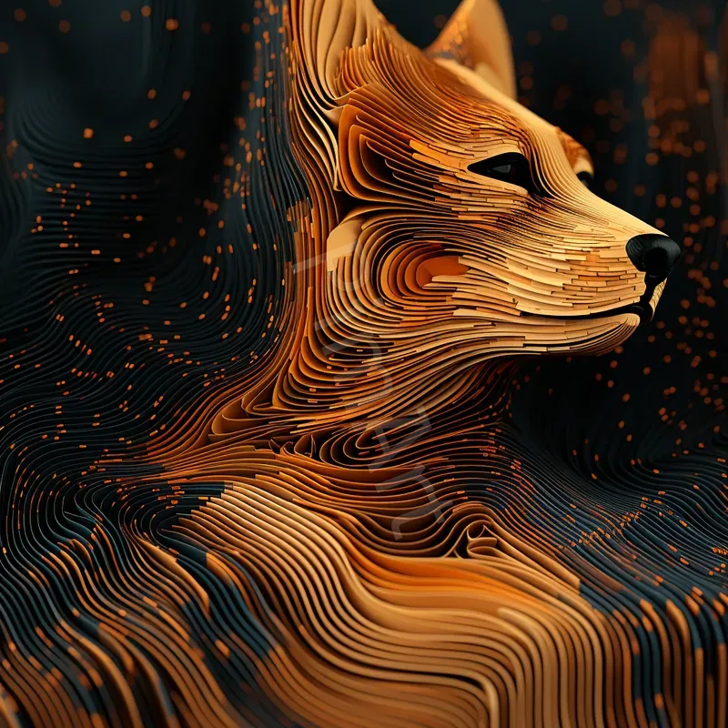 Abstract Digitalized Art Midjourney Prompt | PromptBase