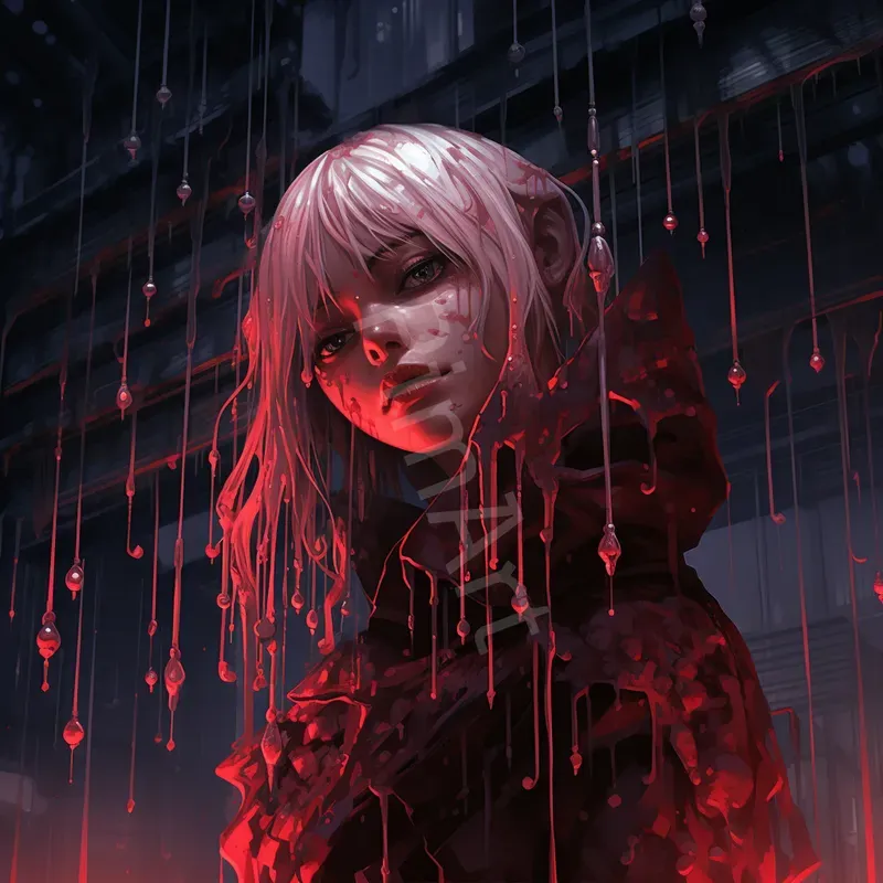 Gothic Blood Art Midjourney Prompt | PromptBase