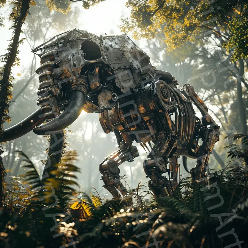 Mechanical Creature Photos Midjourney Prompt | PromptBase