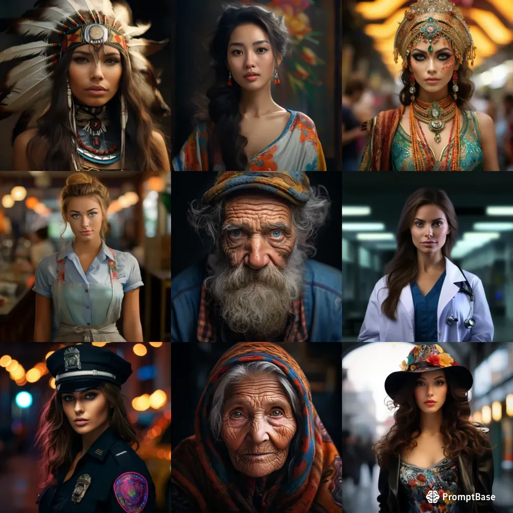 Beautiful Photos Of Realistic People Midjourney Prompt | PromptBase