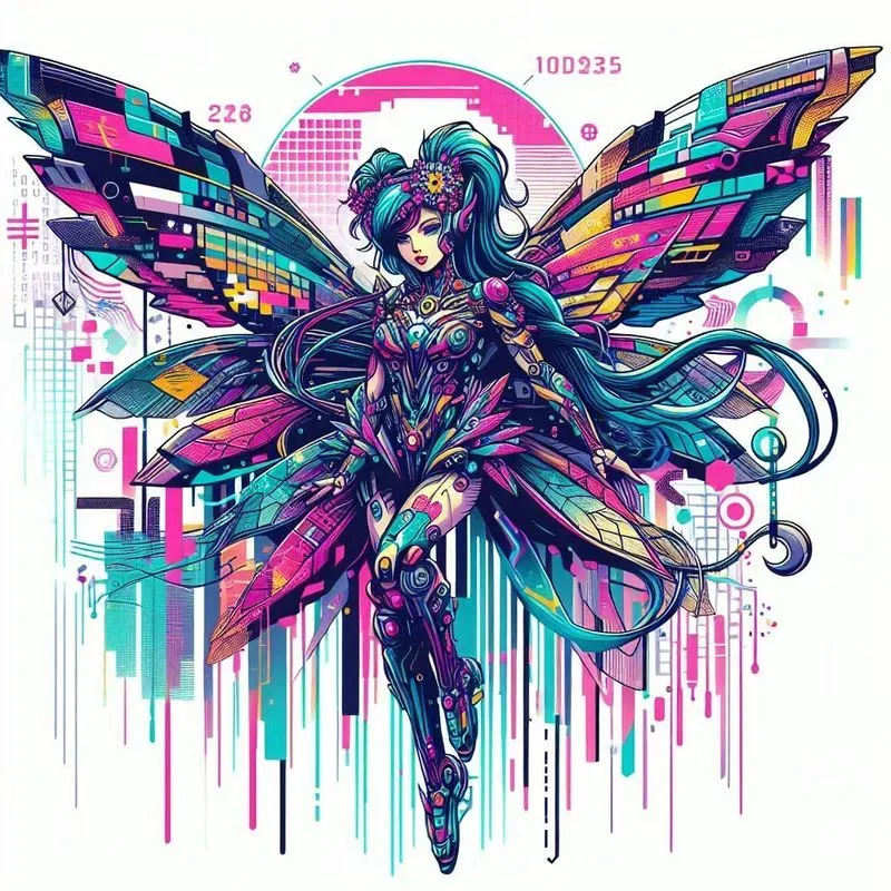 Y2k Retrofuturistic Character Designs DALL·E Prompt | PromptBase
