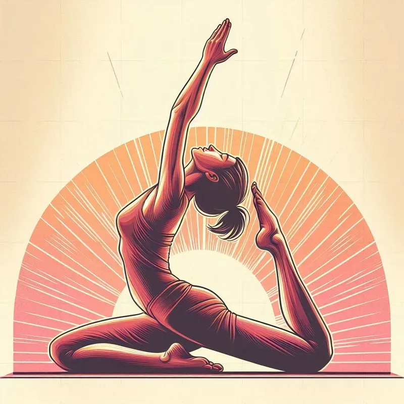 Dynamic Yoga Pose Illustrations DALL·E Prompt | PromptBase