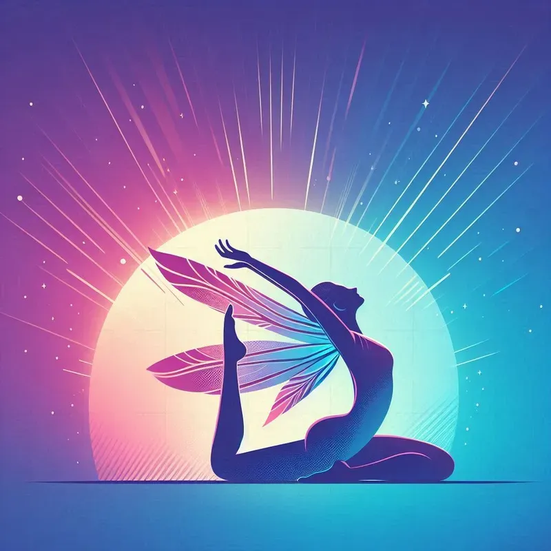 Dynamic Yoga Pose Illustrations DALL·E Prompt | PromptBase