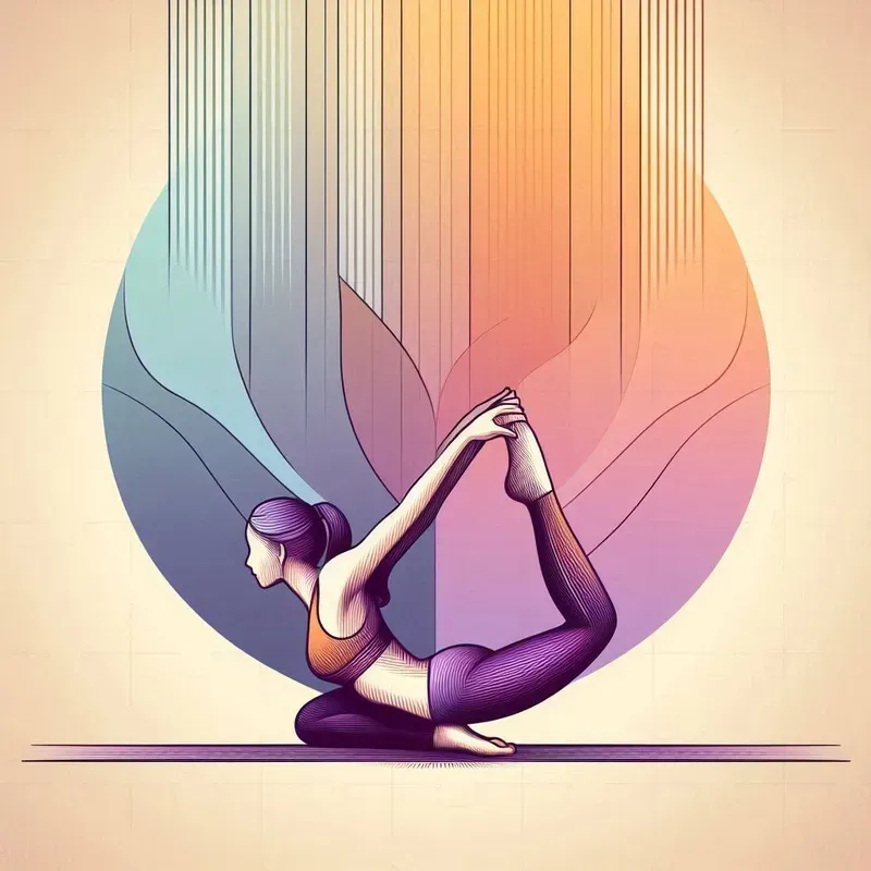 Dynamic Yoga Pose Illustrations DALL·E Prompt | PromptBase