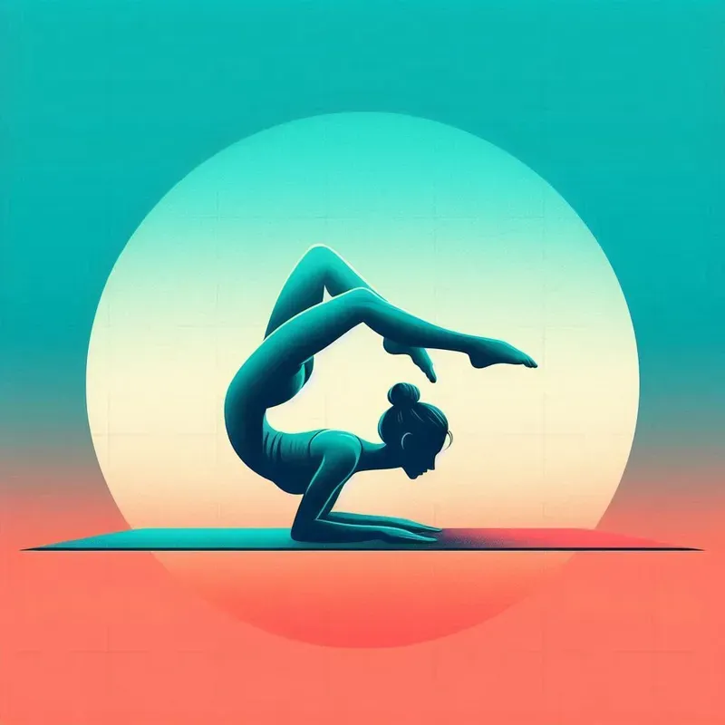 Dynamic Yoga Pose Illustrations DALL·E Prompt | PromptBase
