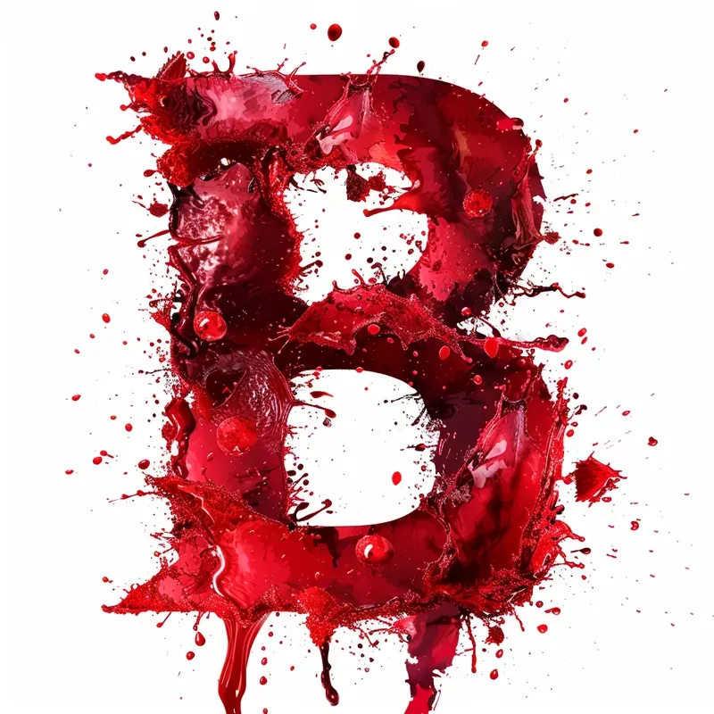 Splash Blood Fonts Midjourney Prompt | PromptBase