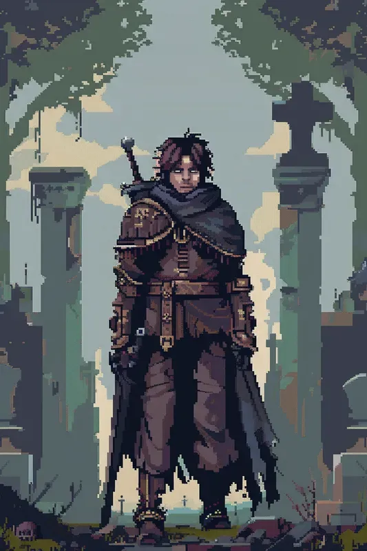 Pixel Odyssey Character Designs Midjourney Prompt | PromptBase