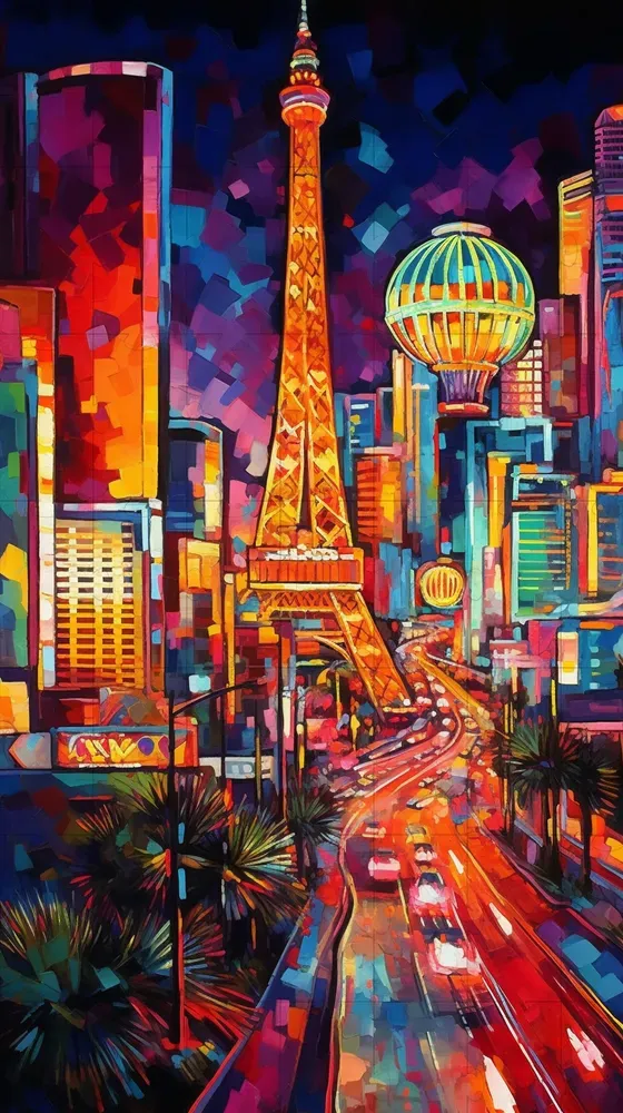 Pop Art Style Cities Midjourney Prompt | PromptBase