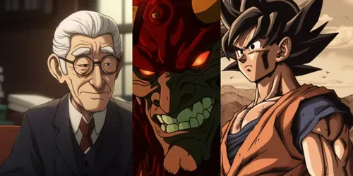 Toei Animation Dbz Image Style Midjourney Prompt | PromptBase