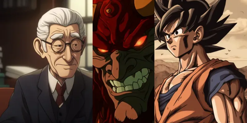 Toei Animation Style Characters Midjourney Prompt | PromptBase