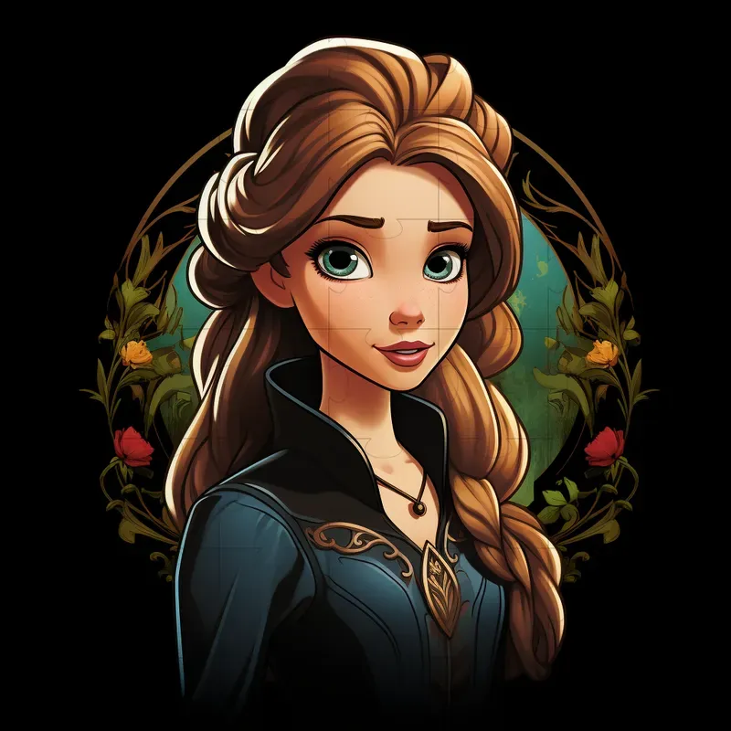 Disney Princess Logos Midjourney Prompt | PromptBase